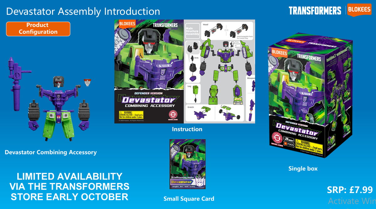 Blokees Transformers Devastator Combining Accessory